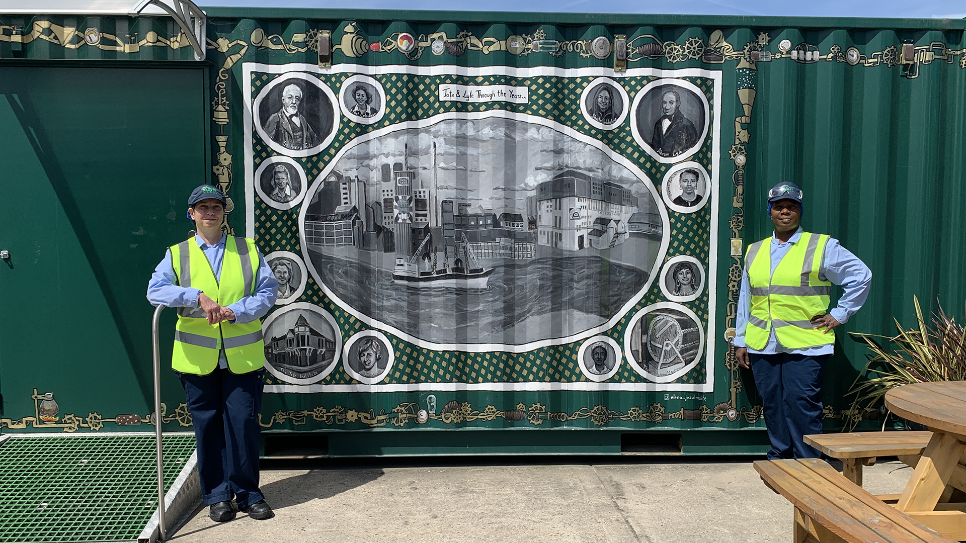 Artist Creates Mural to Celebrate Tate & Lyle’s History | ASR Group